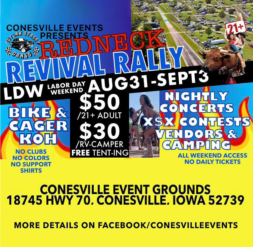 Redneck Revival Rally Labor Day Weekend 2023 – Lovers Playground
